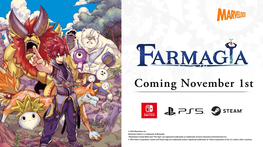 Il Monster-farming e Action Game "Farmagia" è disponibile per il pre ...